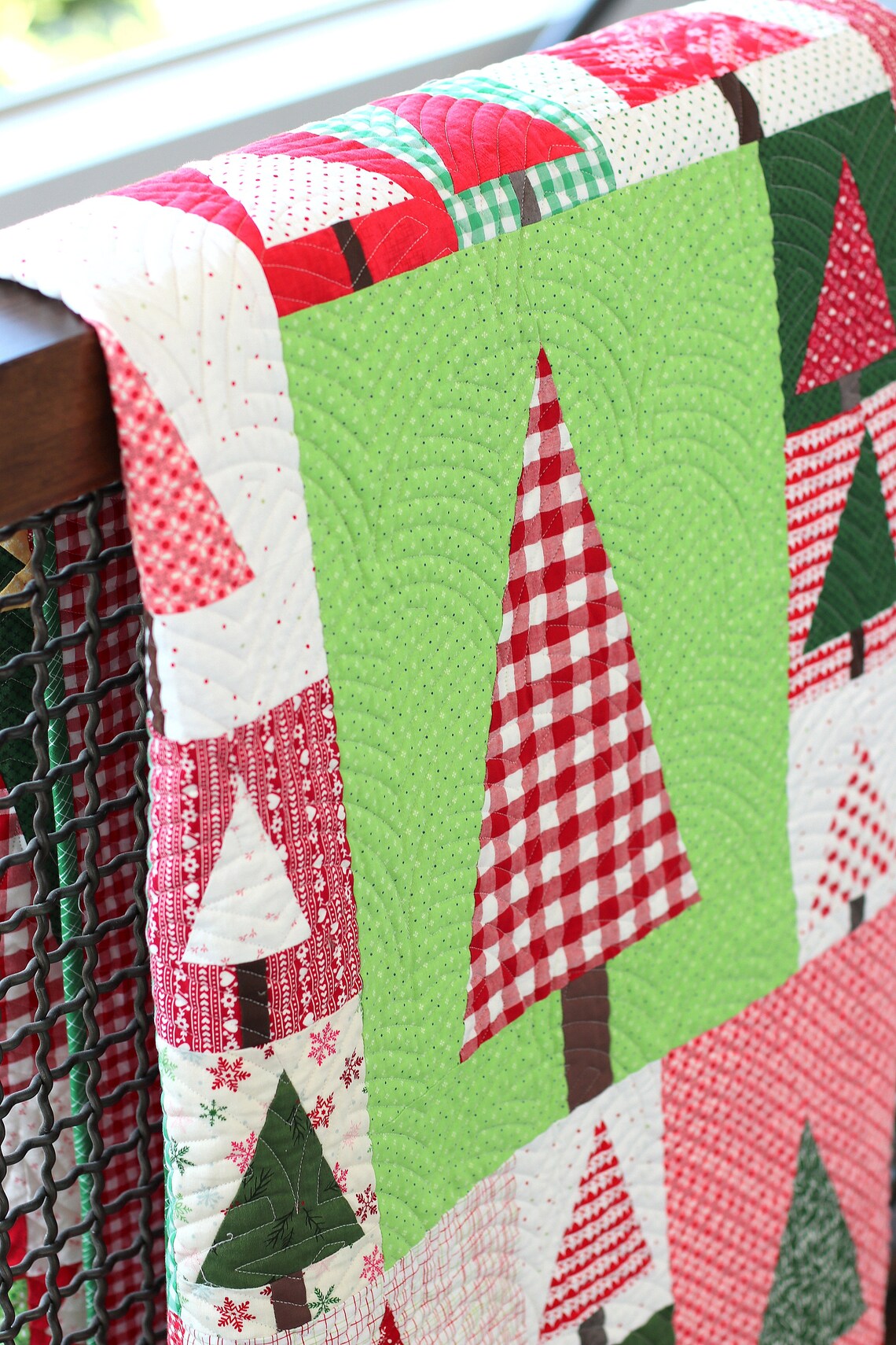 Pine Hollow Patchwork Forest Improv Quilt Pattern digital - Etsy