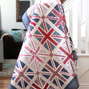 Union Jack Block + Quilt Pattern PDF - Etsy