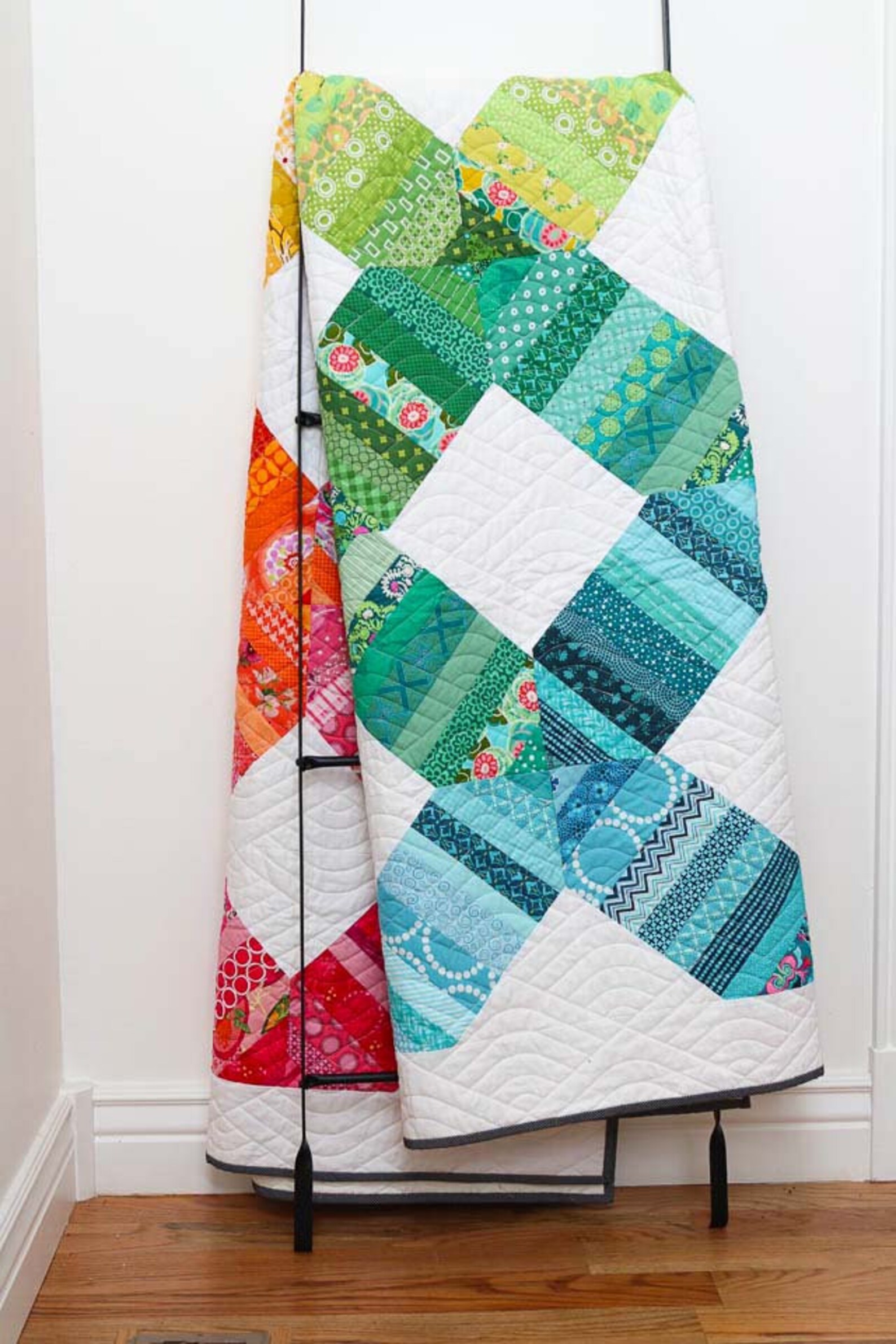 Scrap Happy Rainbow Connection Quilt PATTERN PDF - Etsy