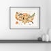 Exploring America: A Minimalist Illustrated Map | Digital Art | Digital ...