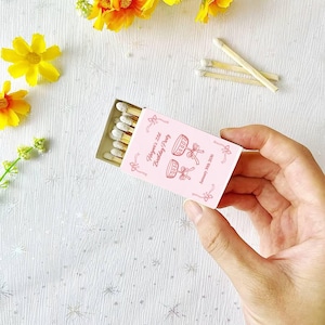 Custom Matchbox for Birthday, Martini Birthday Matchbook, Personalized ...