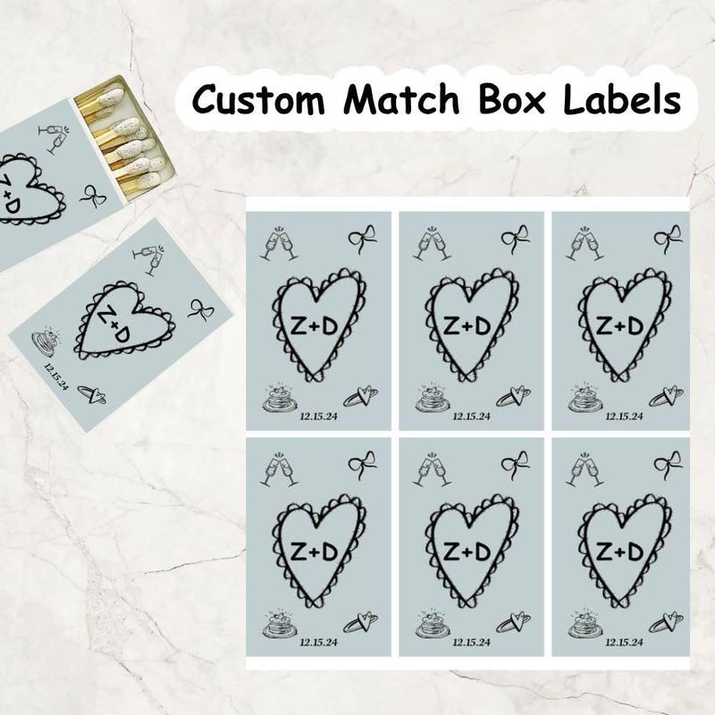 Wedding Matches - Etsy