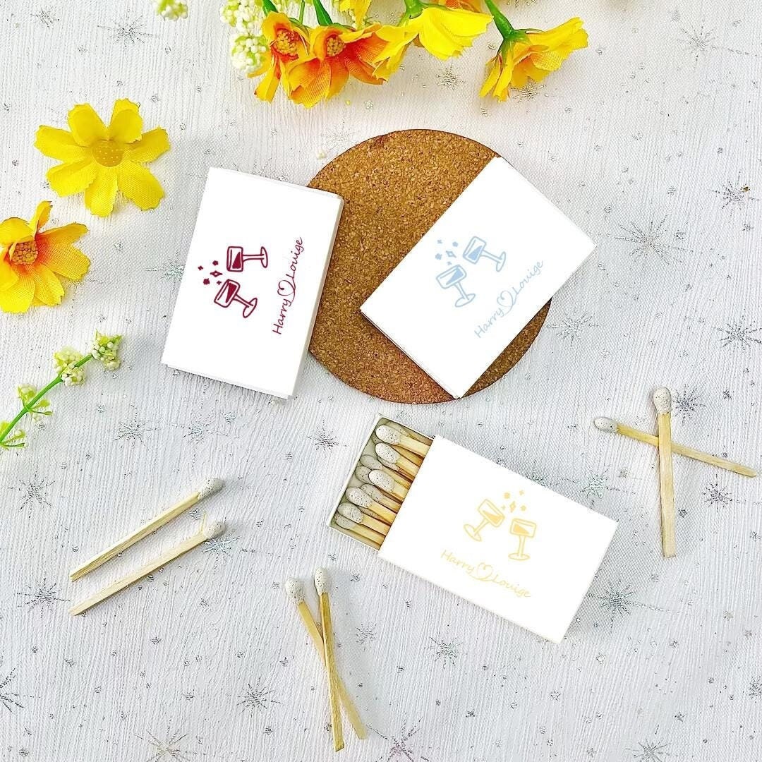 Bulk Custom Matchbox, Custom Sketch Match Box, Custom Matchbook Art ...
