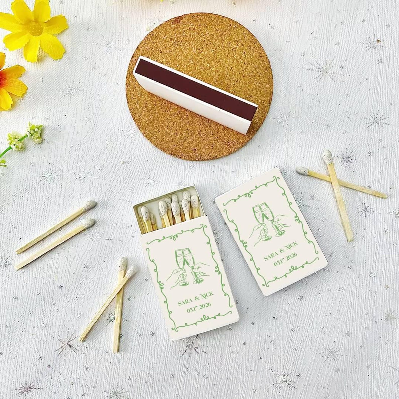 Personalized Wedding Matchboxes, Wedding Matchboxes, Custom Wedding ...