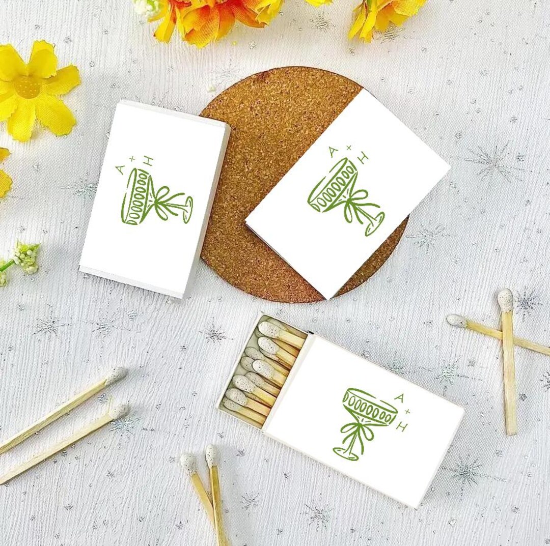 Custom Wedding Matchboxes, Personalized Matchbooks, Custom Wedding ...