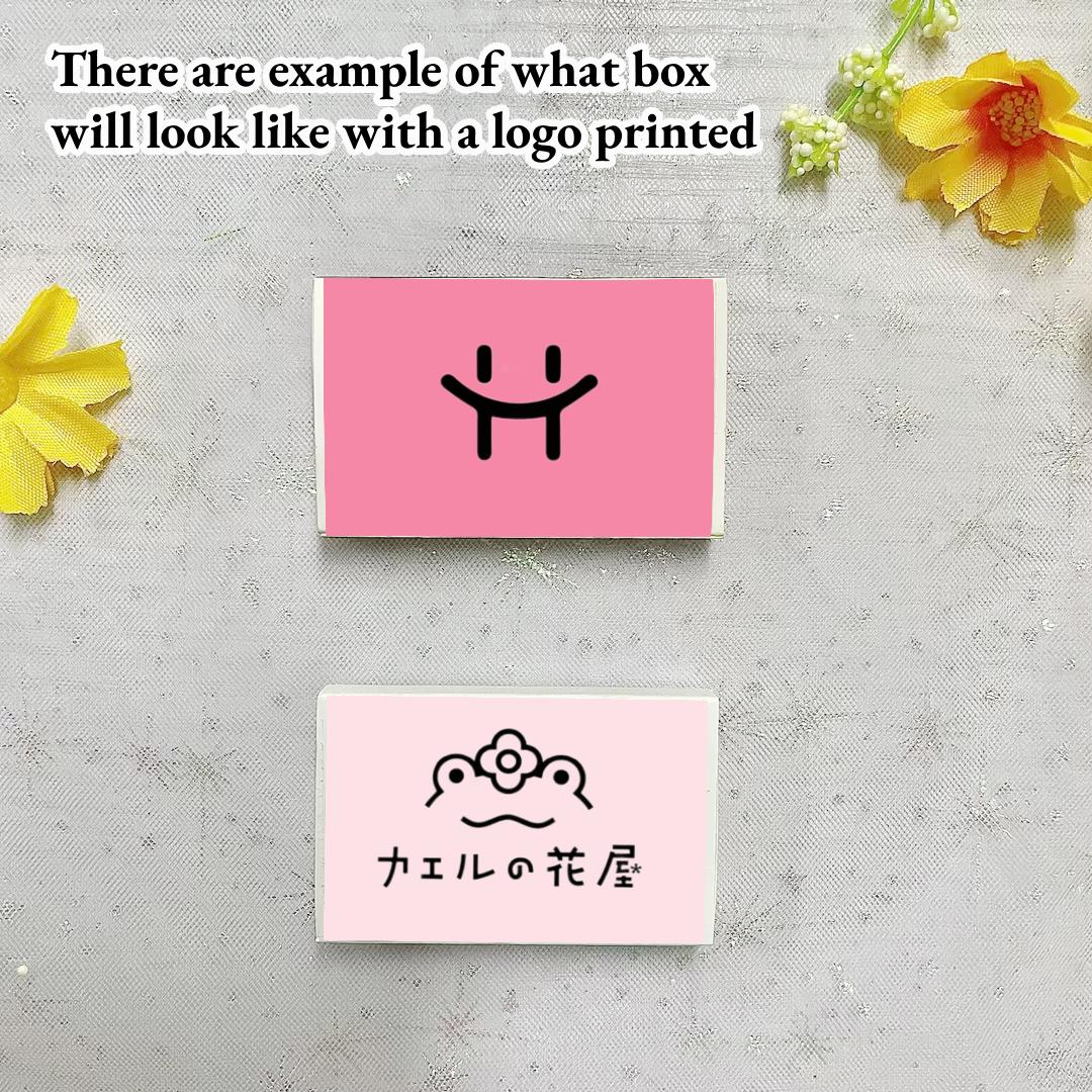 Bulk Custom Logo Matchboxes, Custom Brand Design Matches, Personalized ...