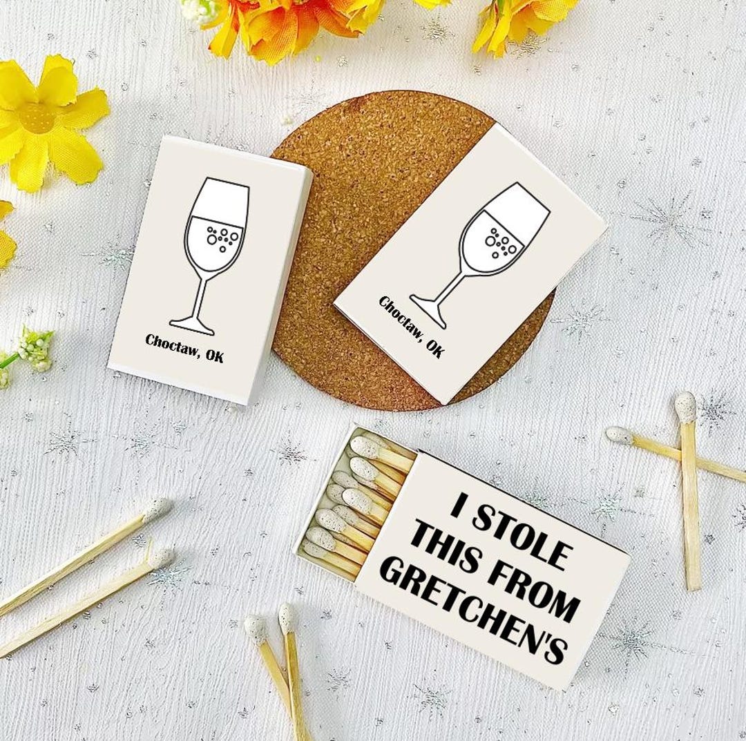 SET of 50 Custom Matchboxes, Custom Match Box, Custom Matchbook Art ...