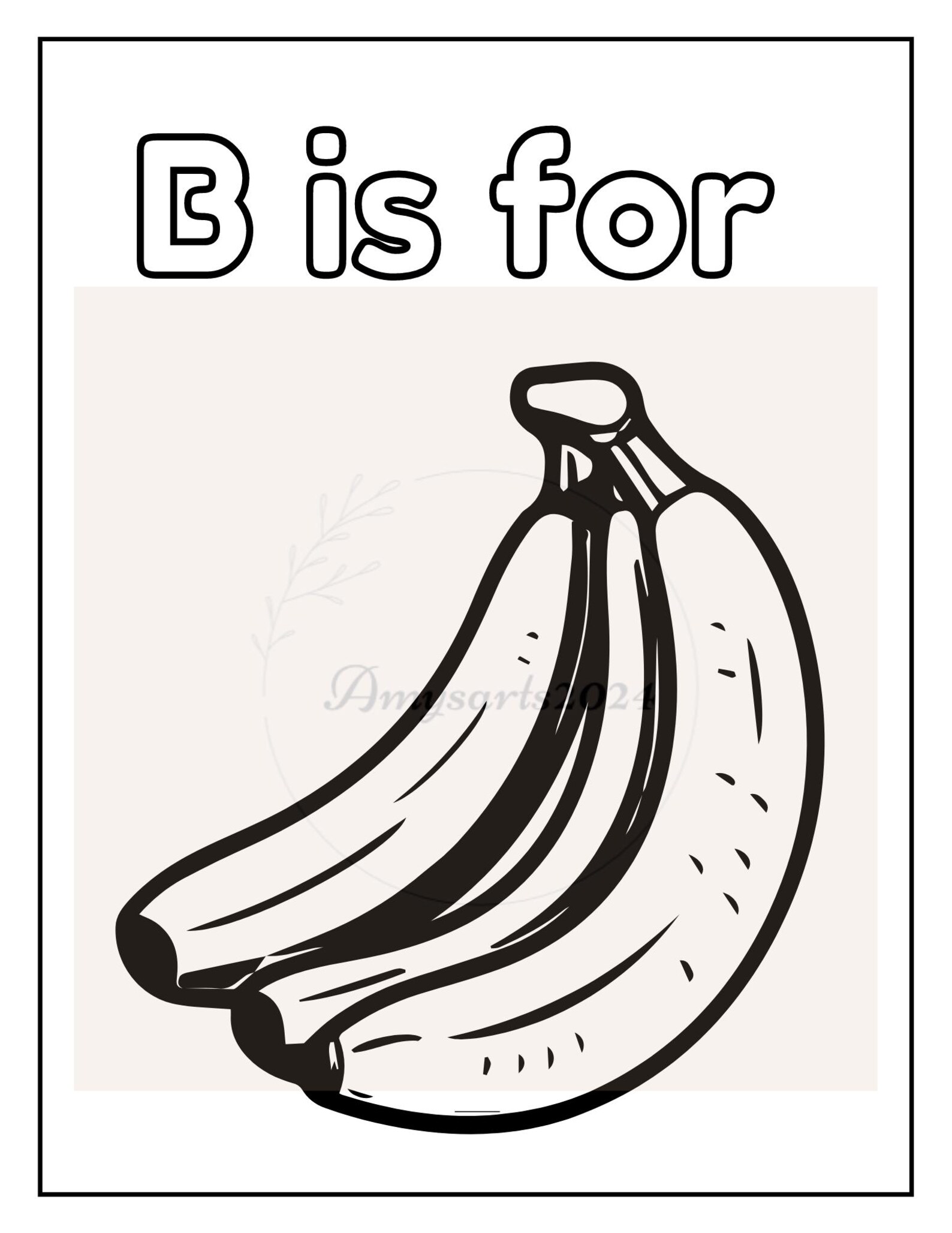 Colouring Page for Toddler, ABC Colouring Page, Alphabet Colouring ...