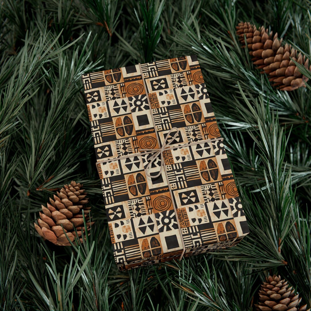 Heritage Threads Collection Sahara Print Wrapping Paper, African ...