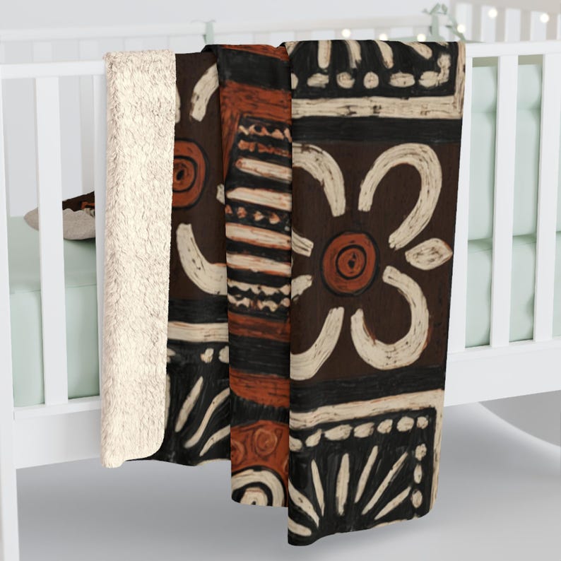 Umoja Collection African-inspired Sherpa Fleece Blankets , African ...