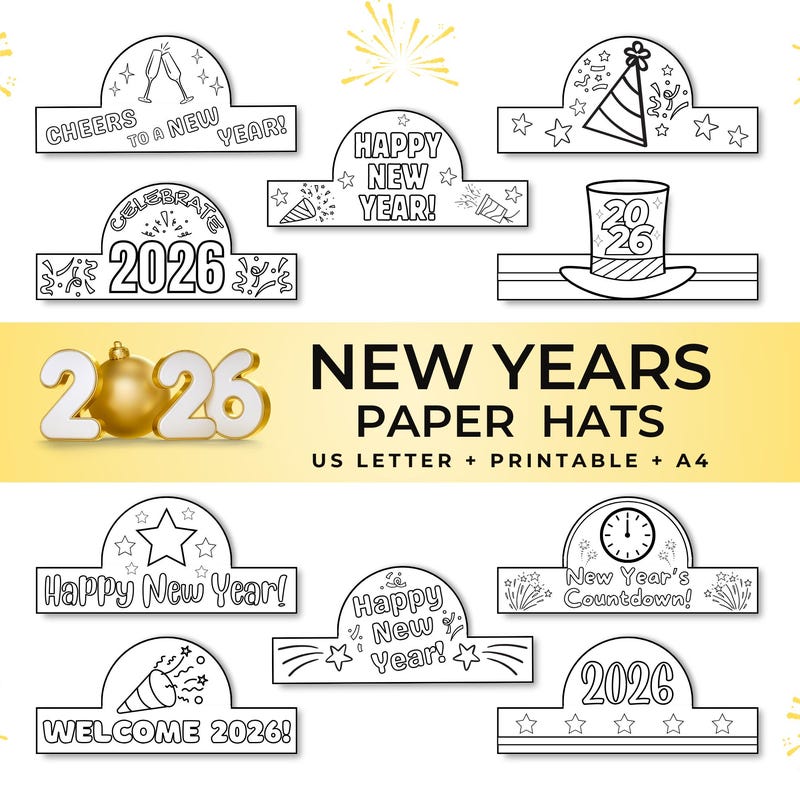 Nye Hats for Adults - Etsy