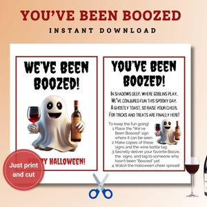 You've Been Boozed Game, We've Been Boozed, Adult Halloween Game ...