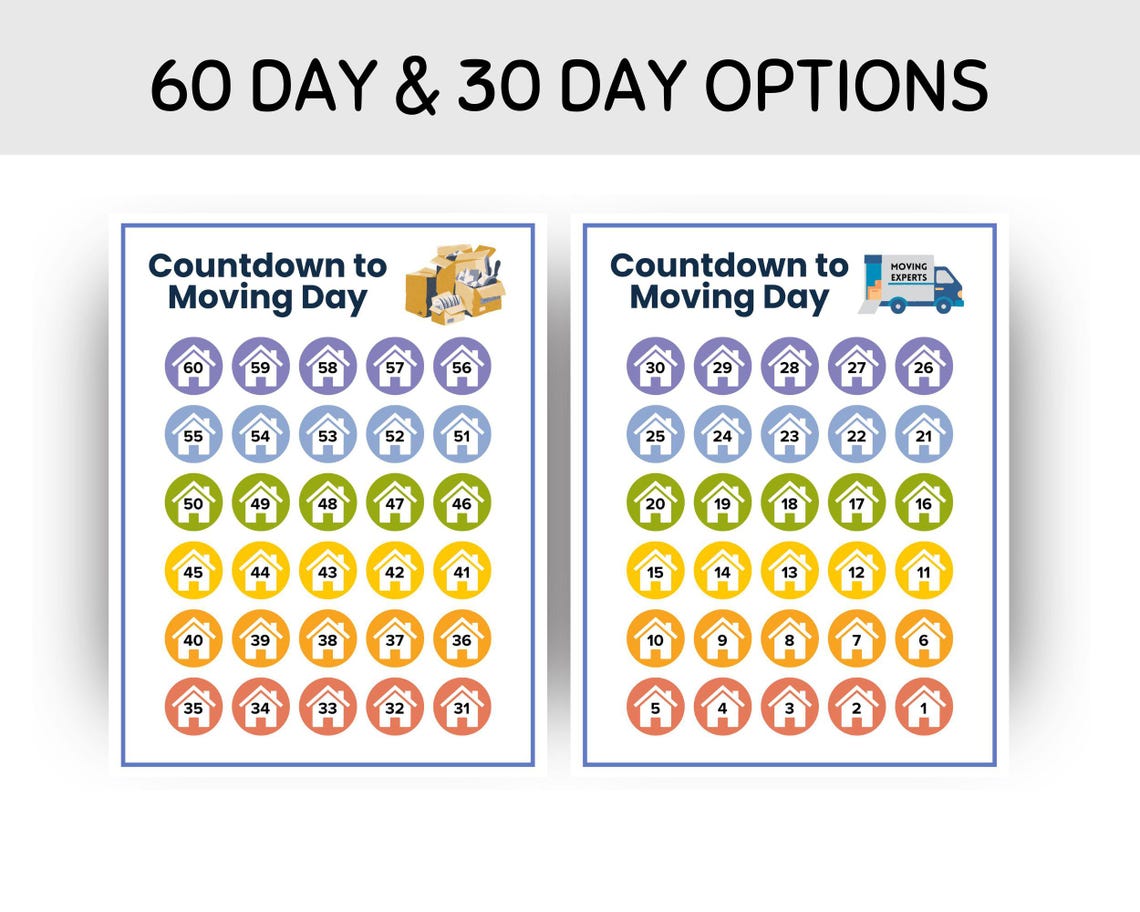 Moving Day Countdown, Moving Countdown, New Home, New Apartment ...