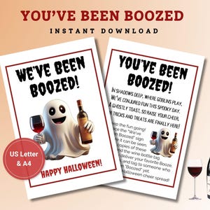 You've Been Boozed Game, We've Been Boozed, Adult Halloween Game ...