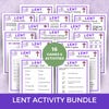 Lent Cube With Bible Reading Plan and Lent Activity Ideas. Print ...