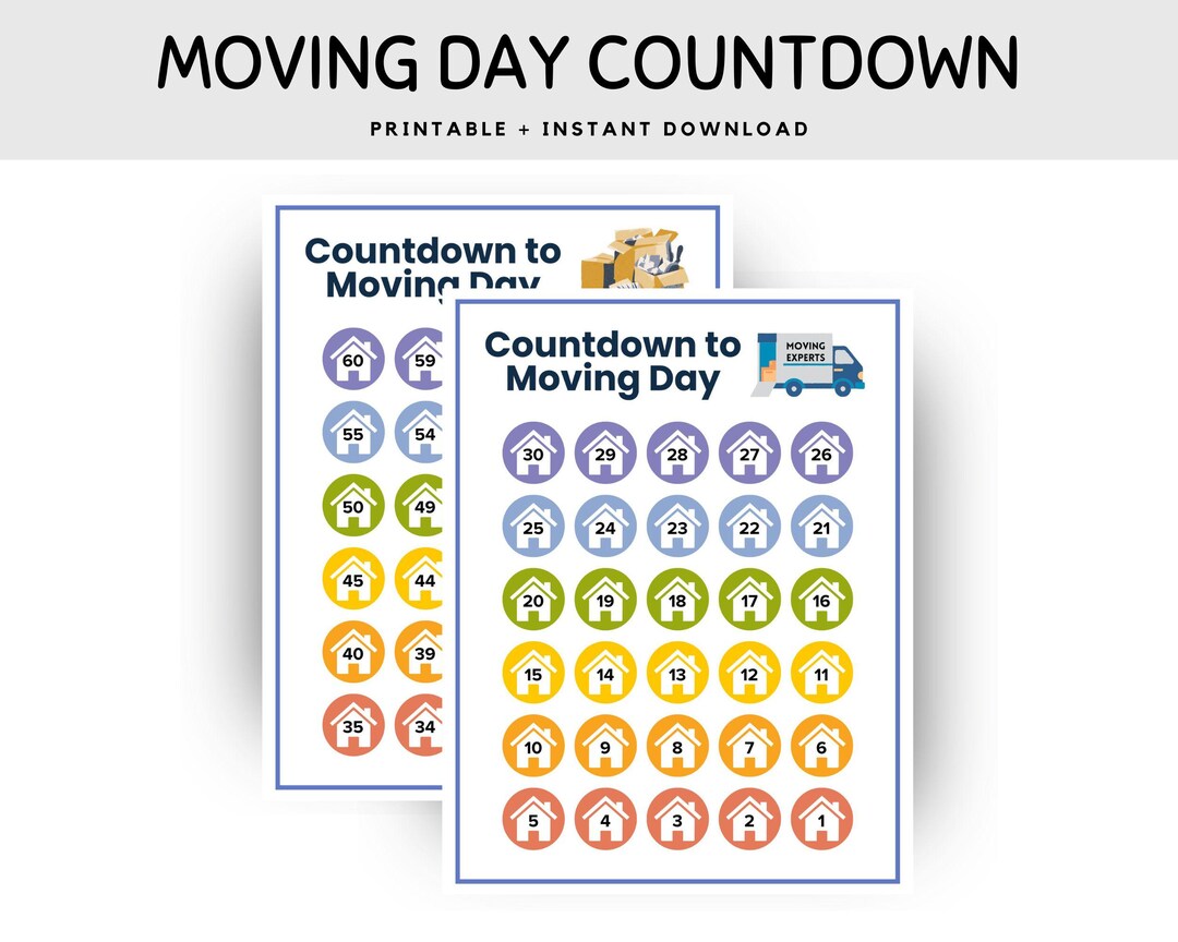 Moving Day Countdown, Moving Countdown, New Home, New Apartment ...