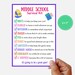 Middle School Survival Kit Gift Tag, First Day of School, Instant ...