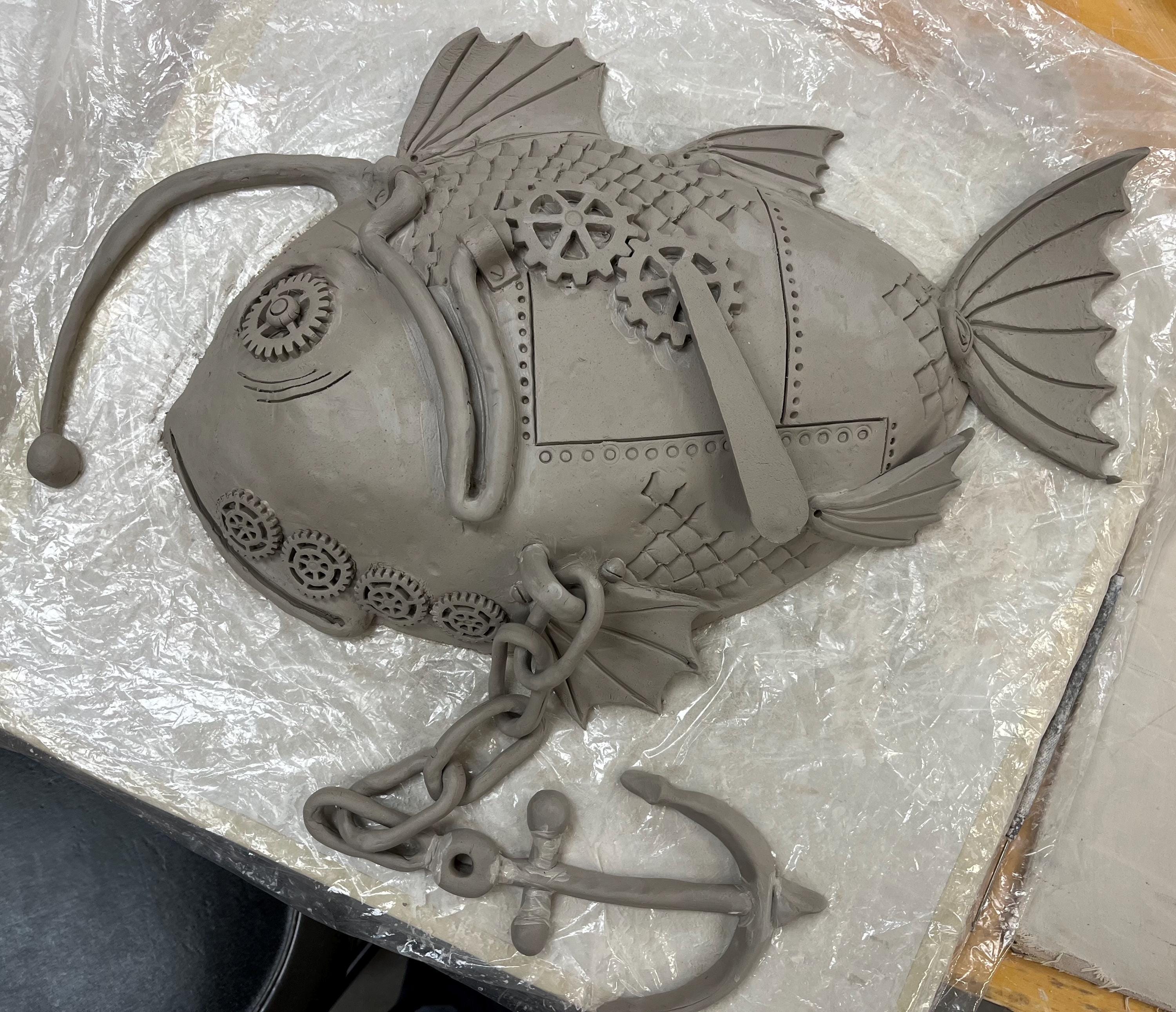 Steampunk Angler Fish Wall Hanging - Etsy