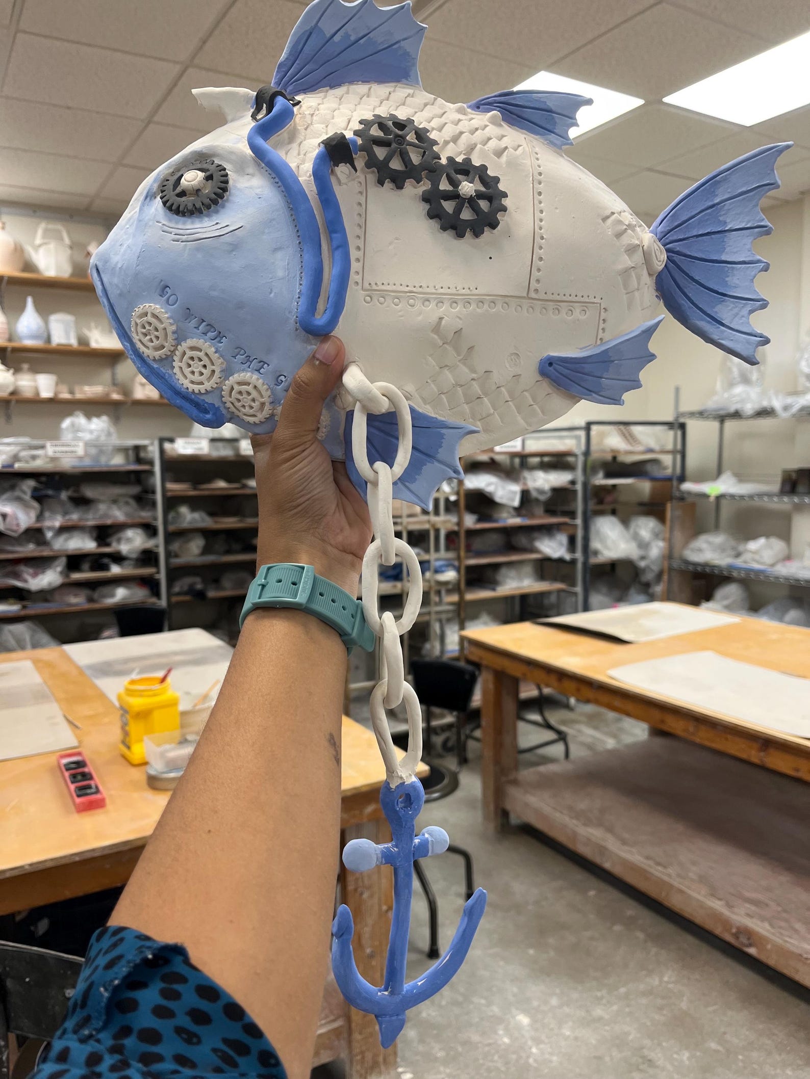 Steampunk Angler Fish Wall Hanging - Etsy