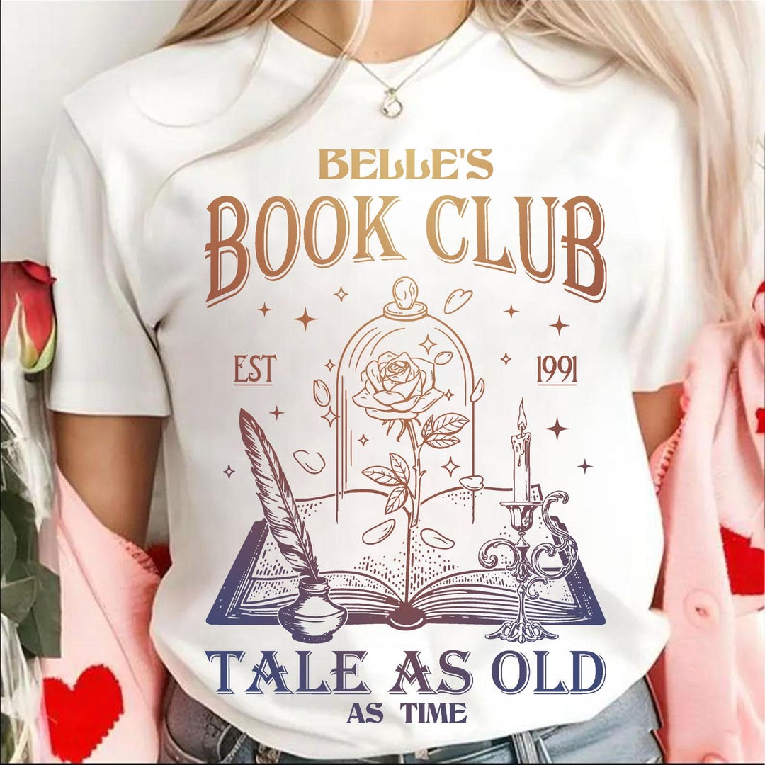 Princess Book Club Png, Book Lover Png, Bookish Png, Tale as Old as ...