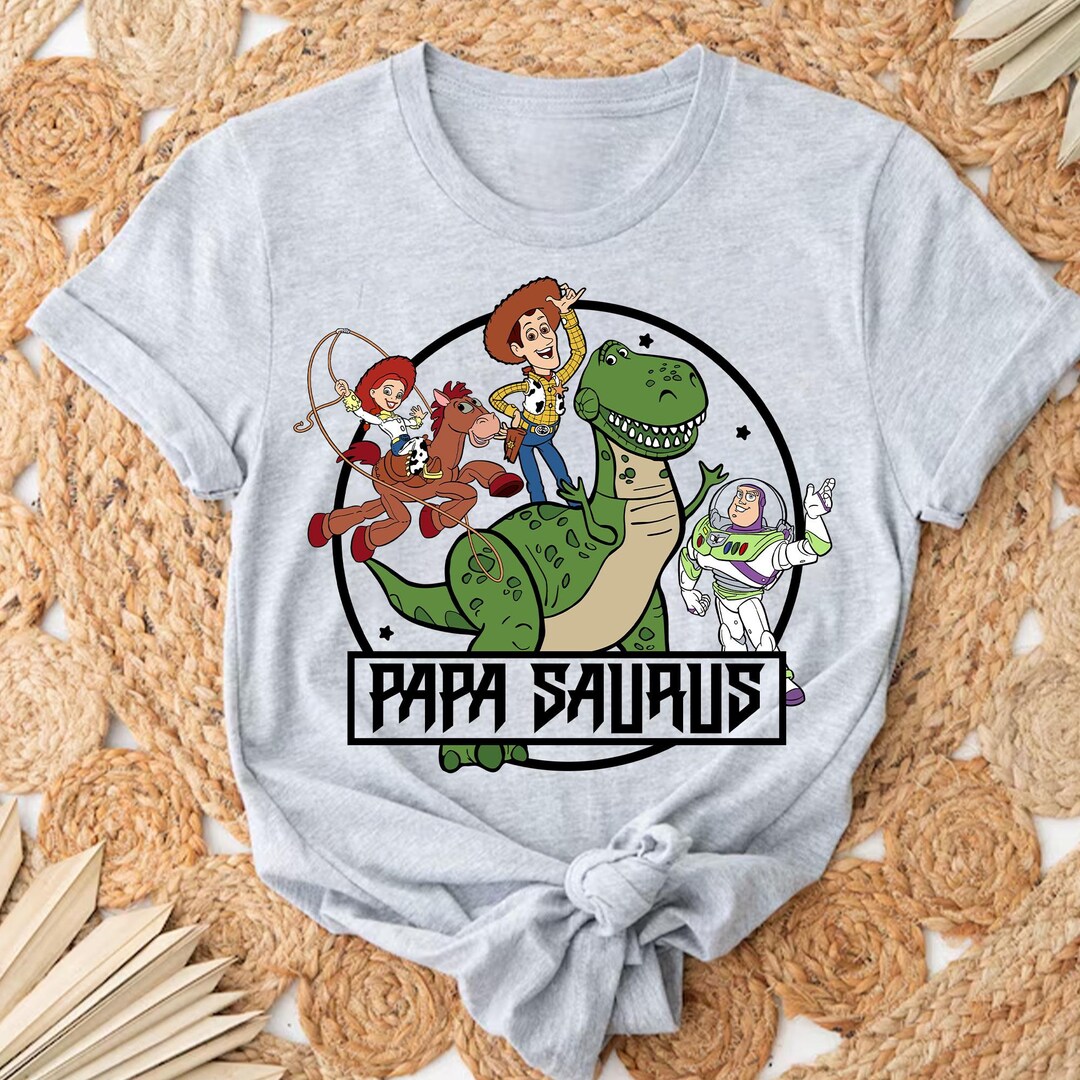 Papa Saurus Svg, Toys Cartoon Svg, Funny Character Design Svg, Dinosaur ...