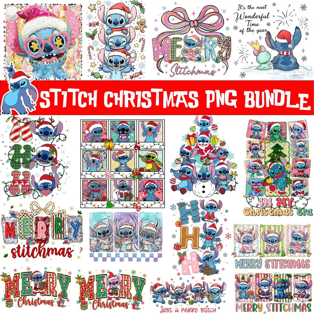 Christmas Blue Alien PNG Bundle: Merry Christmas Png, Christmas ...