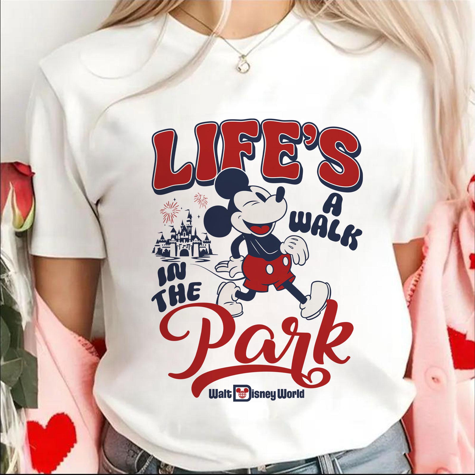 Vintage Mouse Walk Svg, Life's A Walk in the Park Svg, Retro Cartoon ...