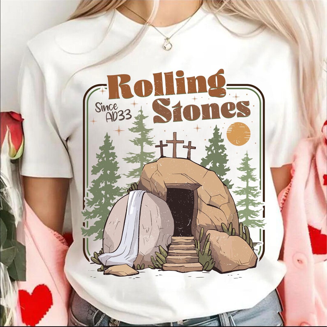 Rolling Stones Png, Christian Easter Png, He is Risen Png, Easter Vibes ...