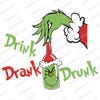 Drink up Grinches Christmas SVG: Cut Files for Cricut (digital Download ...