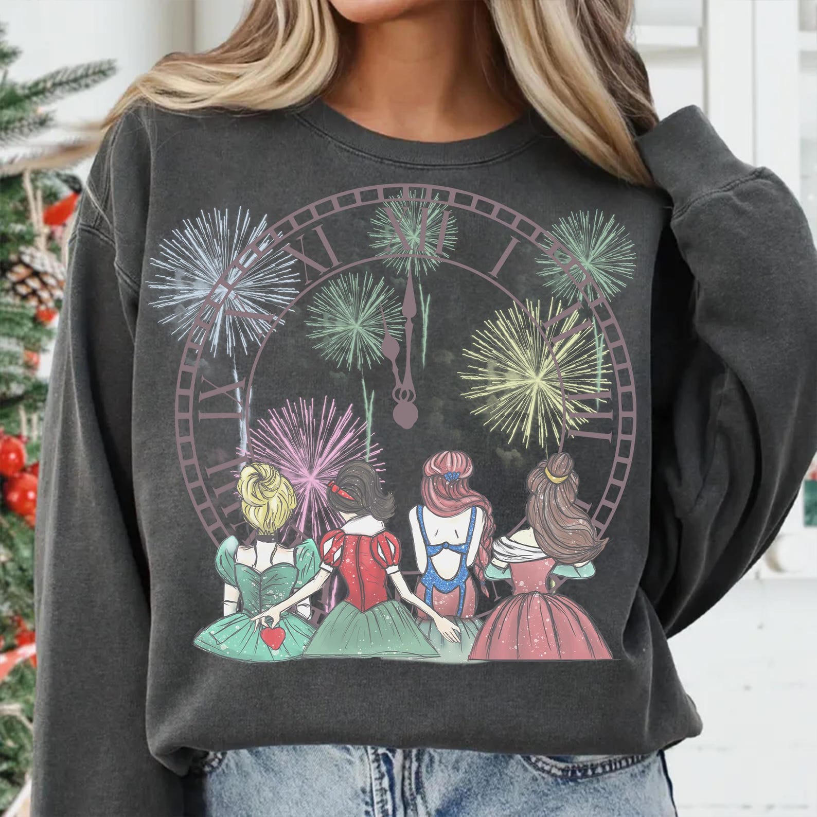 Princess With Fireworks Png, Vintage Watch Png, Princess Christmas 2025 ...