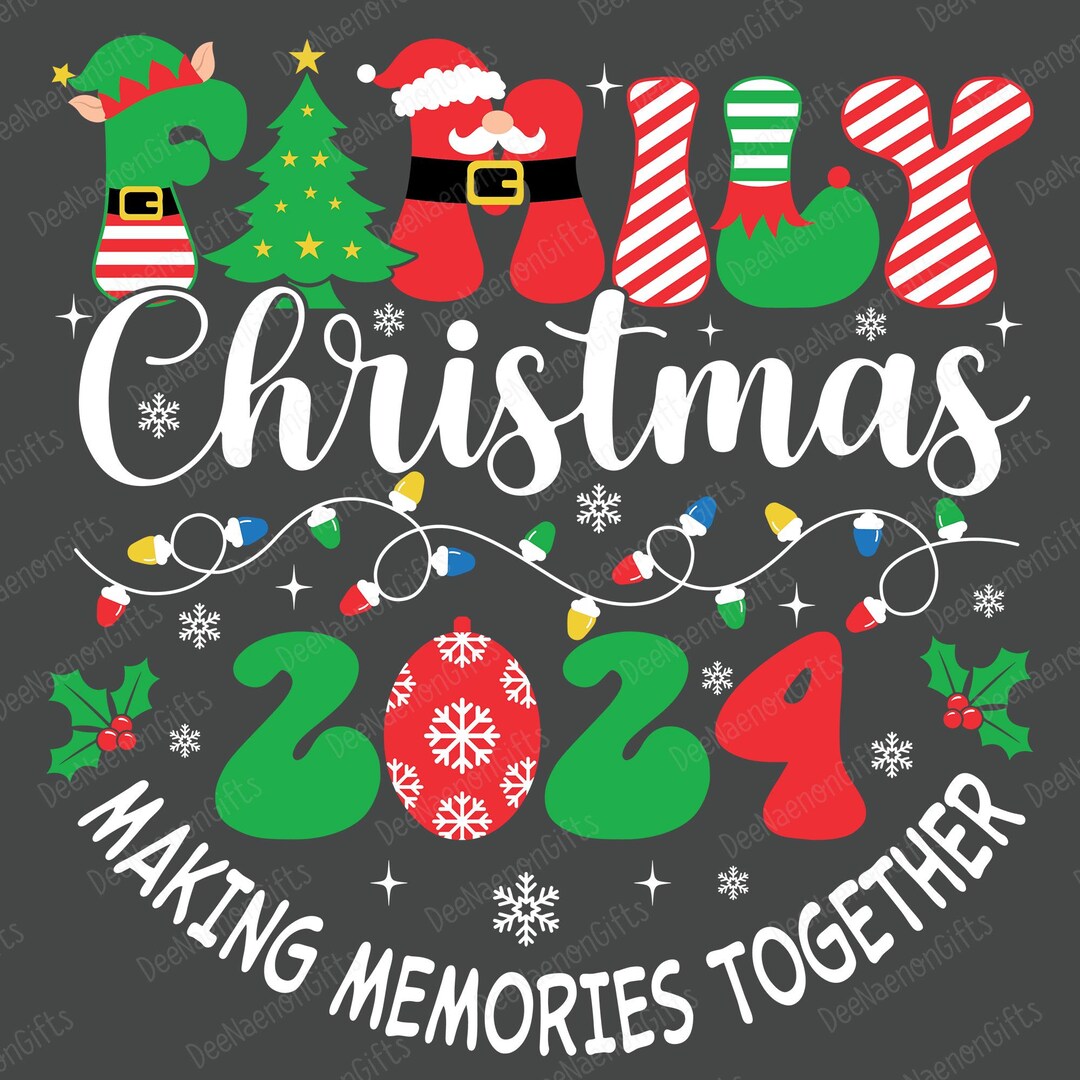 Personalized Family Christmas Design Svg, Custom Name Christmas Svg ...