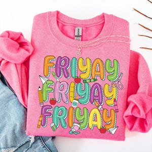 Friyay PNG, Teacher Shirt Sublimation, Back to School Digital Download ...