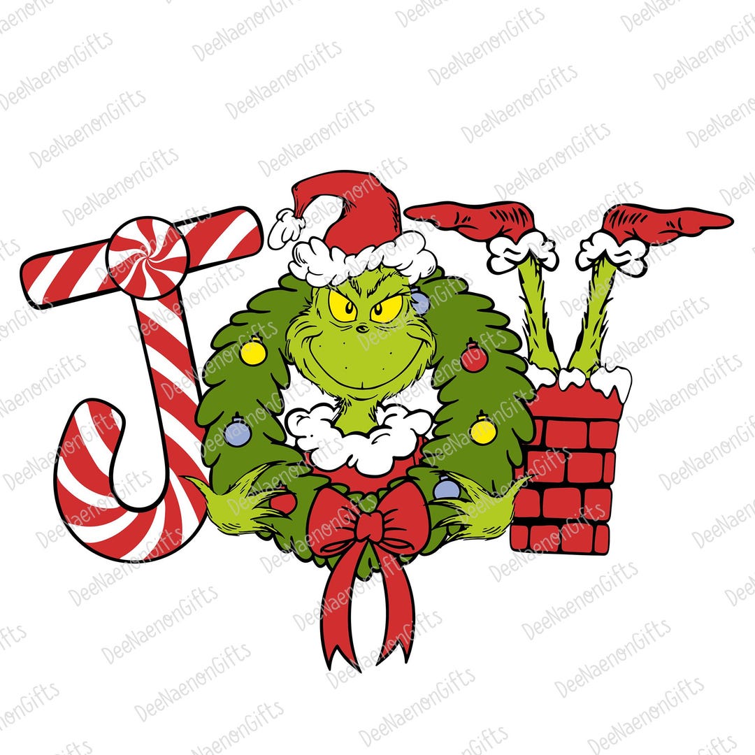 Joy Christmas Green Character Svg, Merry Grinchmas Svg, Xmas Holiday ...