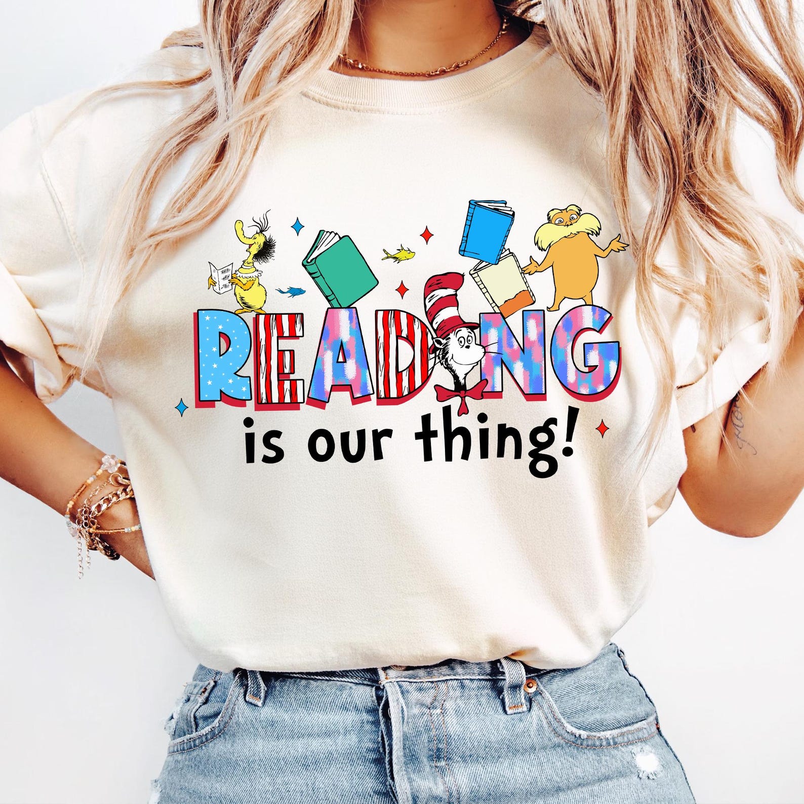 Reading is Our Thing Png, Dr. Seuss Inspired Digital Download ...