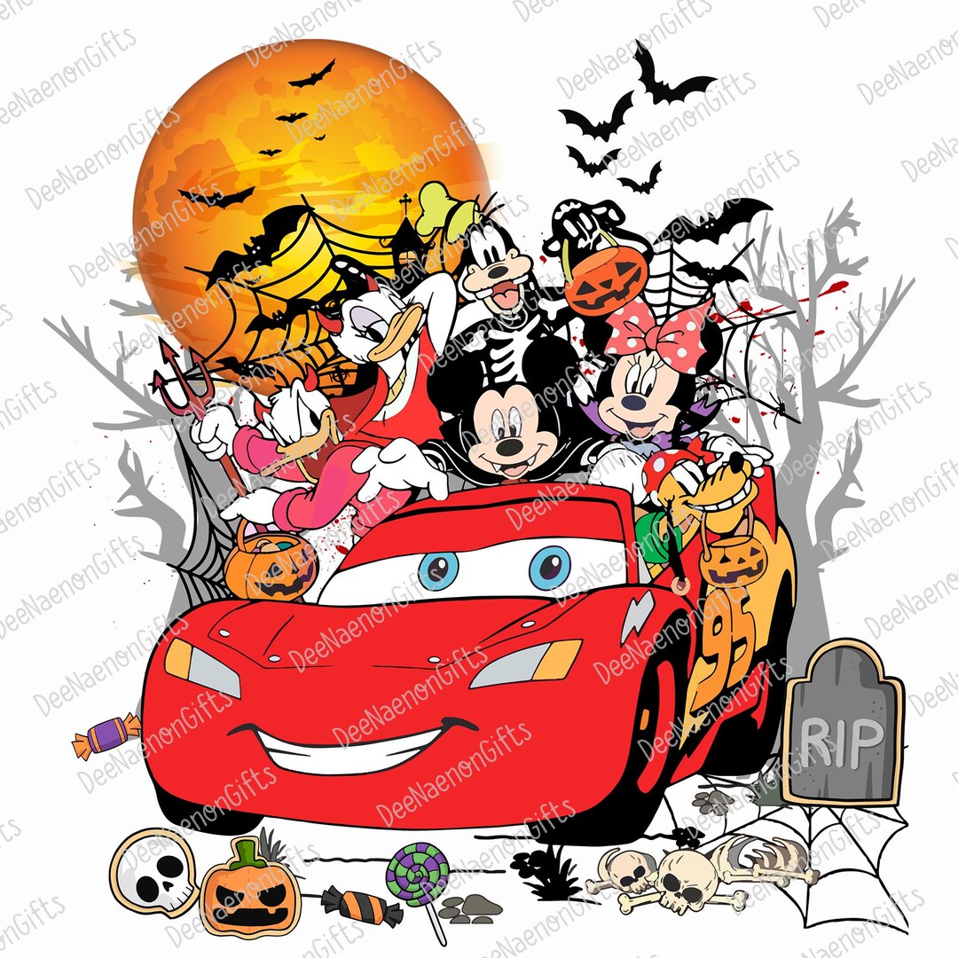 Halloween Car Png, Halloween Car Character Png, Halloween Moon Png ...