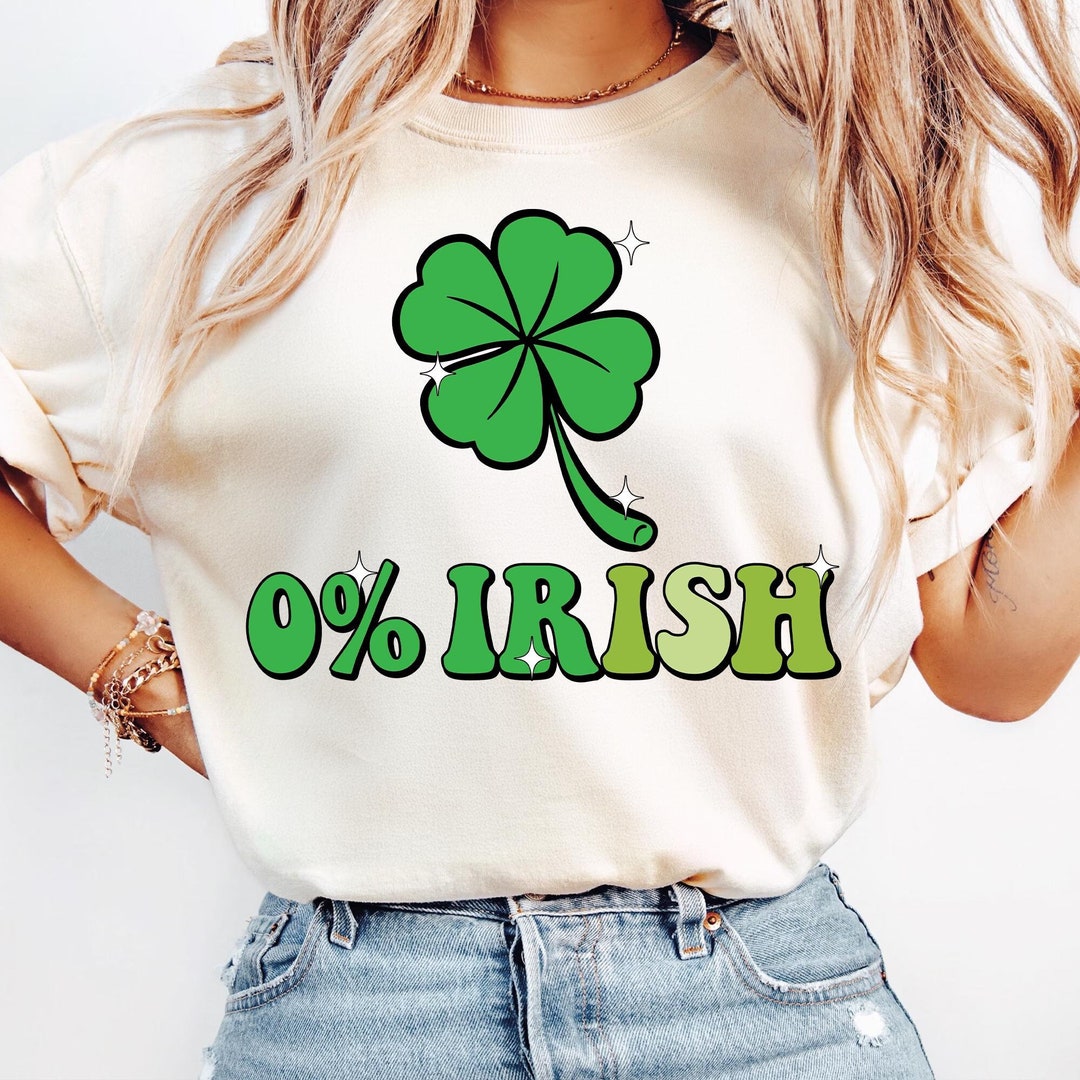 0% Irish Clover Svg, Girl Clover Quote Svg, Simple Shamrock Svg, Four ...