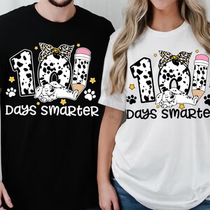 101 Days Smarter Dalmatian Dog Svg, Back to School Svg, Leopard Bow Svg ...