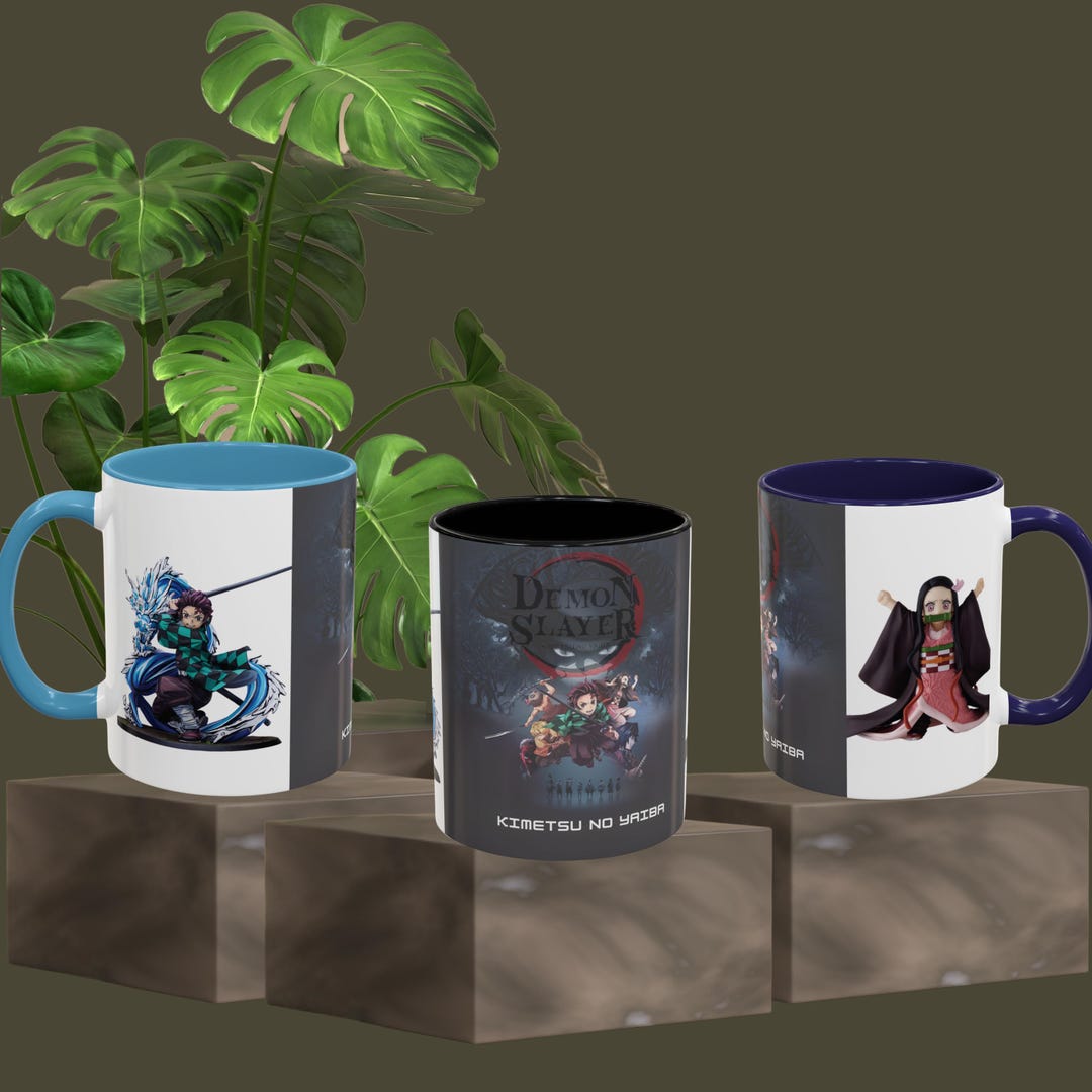 Mug, Anime Demonslayer Design, Ceramic Coffee Cup, Otaku Gift, Funny ...