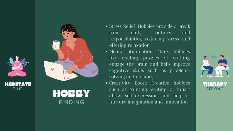 Presentation, Mental Health Awareness, Template, Green, - Etsy