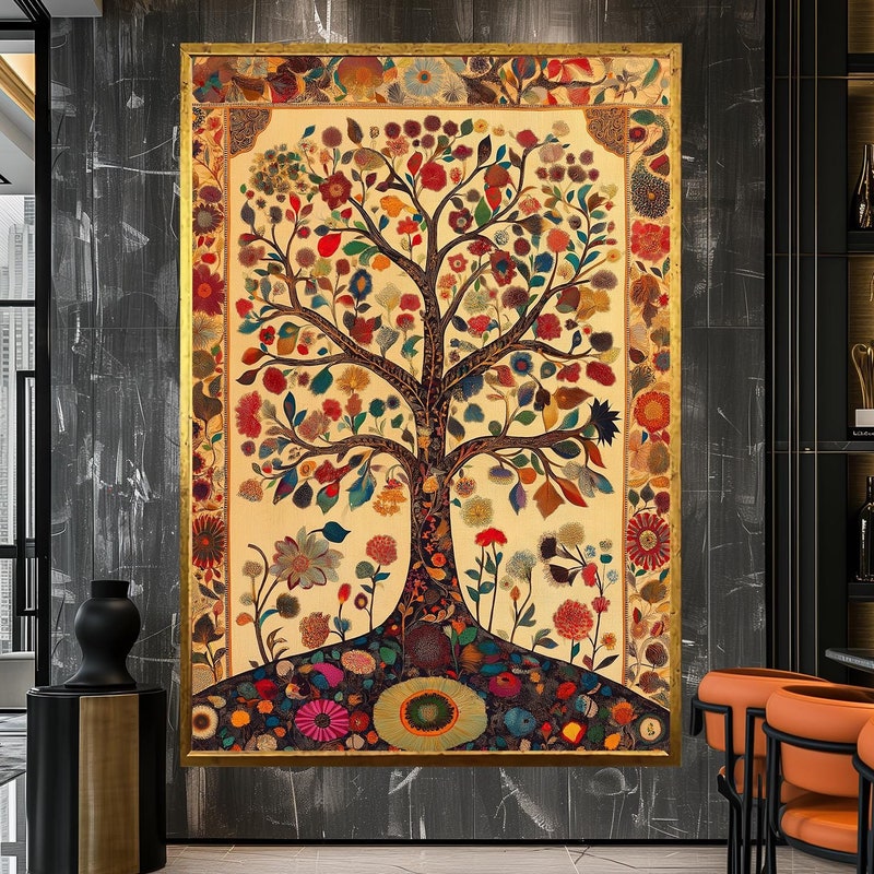 Indian Artwork Tree of Life - Etsy