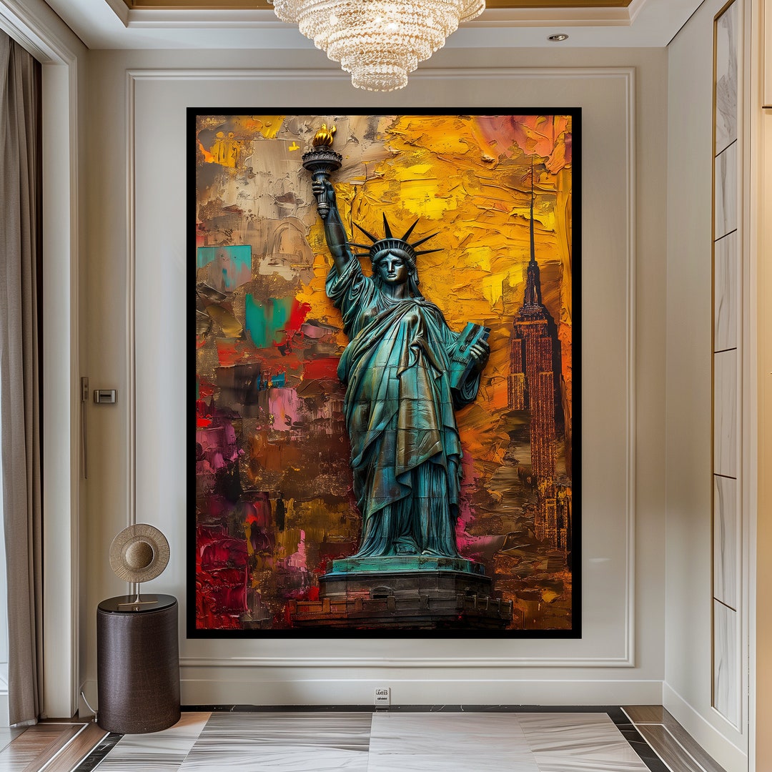 Statue of Liberty Decor New York Wall Art American Culture Art History ...