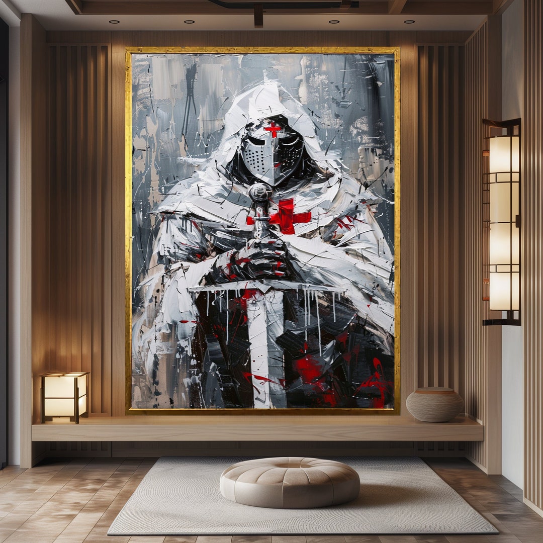 Black Templars Art Christian Culture Art Church Decor Christmas Gift ...