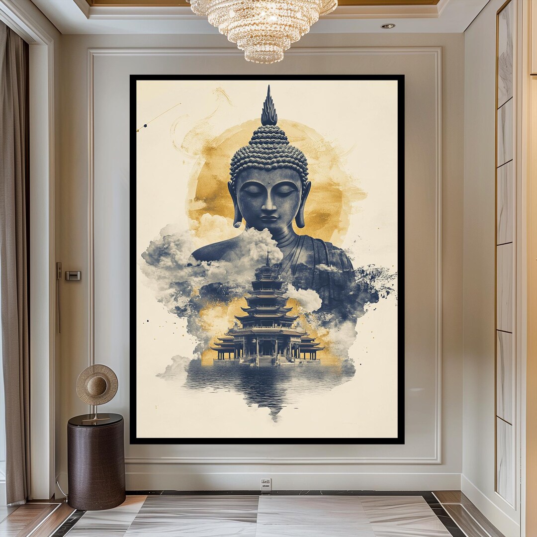 Buddha Wall Art Buddha Gifts Zen Wall Art Framed Wall Art Wall Hangings ...