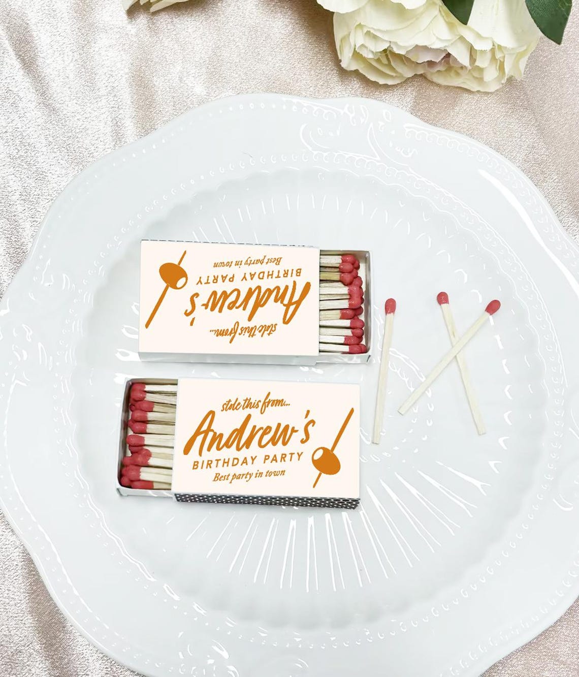 Birthday Custom Matchboxes,set of 50,party Favor,house Warming,birthday ...