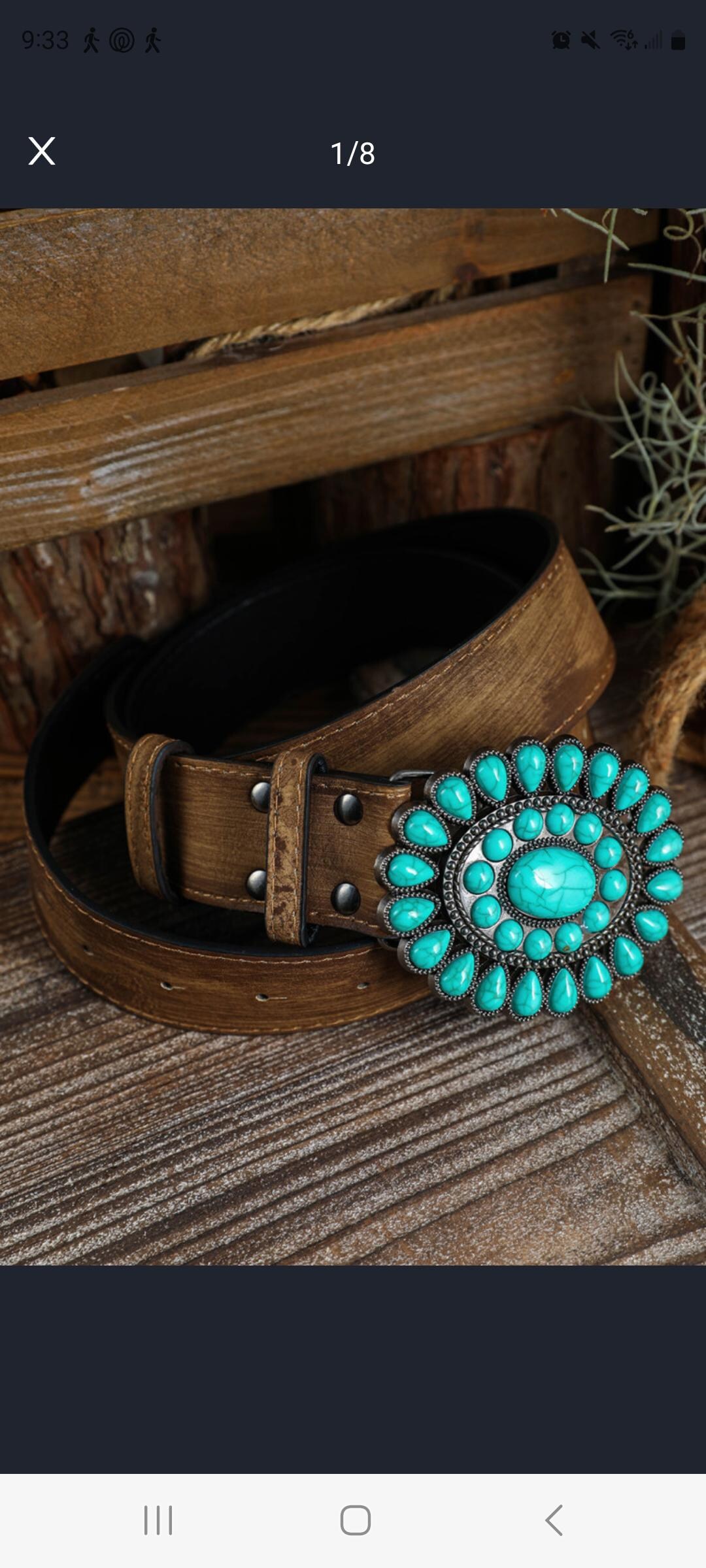 Turquoise Belt Western, Boho Belt Vintage Belt Gift for Her ...