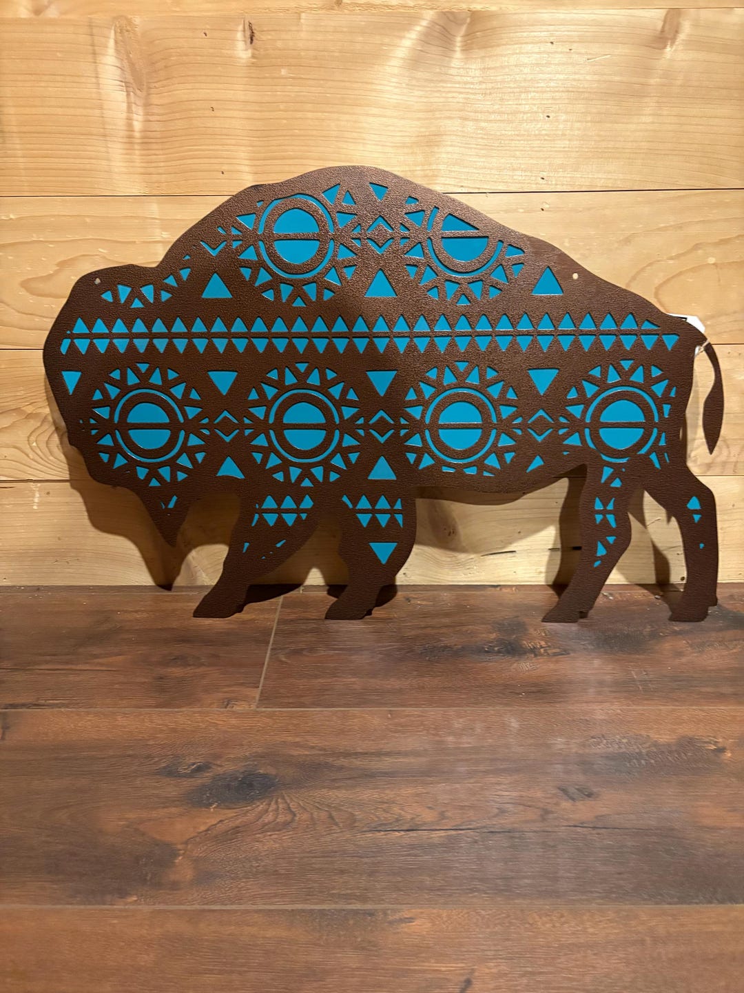 Buffalo Metal Sign, Bison Metal Wall Art, Farmhouse Decor, Ranch Barn ...