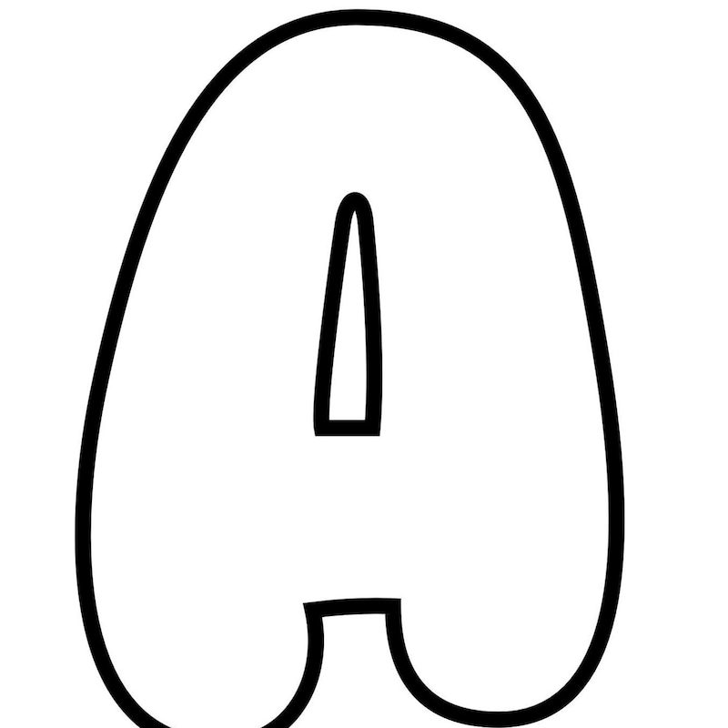 Bubble Letters for Crafts - Etsy