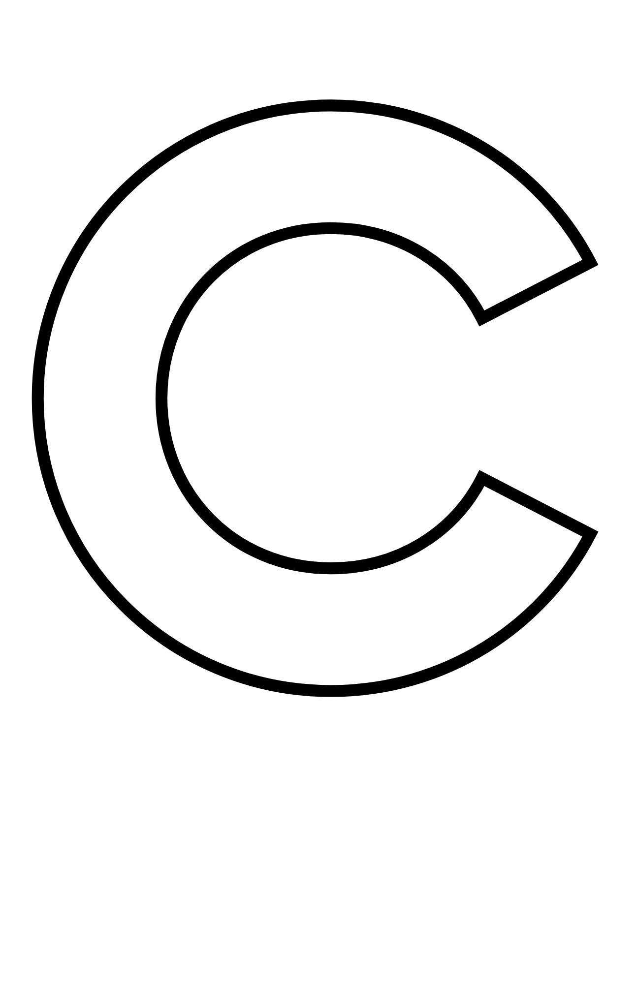 Large Printable Letters 10 Inch Template ABC Capital Alphabet and ...