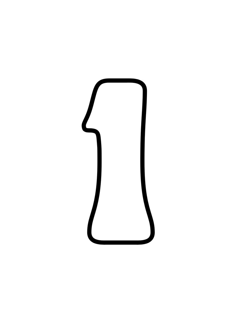 Bubble Alphabet and 0-9 Numbers | Printable Block Letters | 6-inch ...