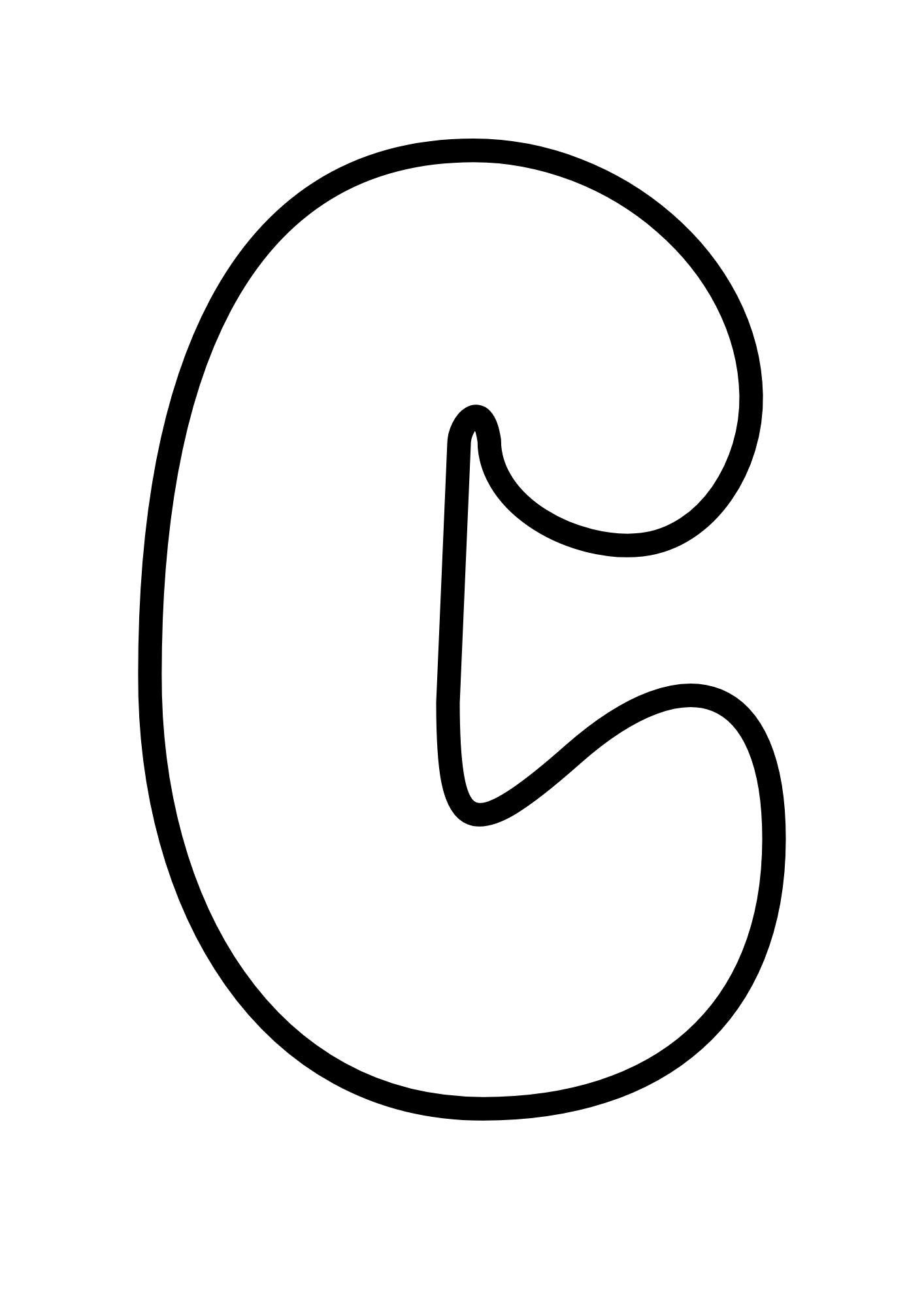 Large Bubble Alphabet and Numbers (0-9) Templates| Printable Block ...